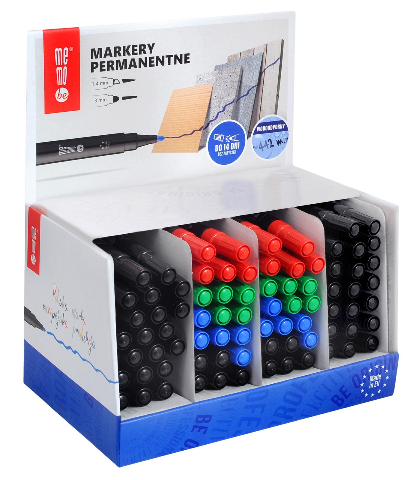 DISPLAY NALADOWY MEMOBE - MARKERY PERMANENTNE 80 SZT. | | Displayshop.pl